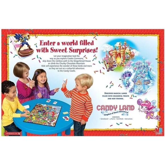 Hasbro | Games | Candy Land Kingdom Of Sweet Adventures Board Game 20 ...